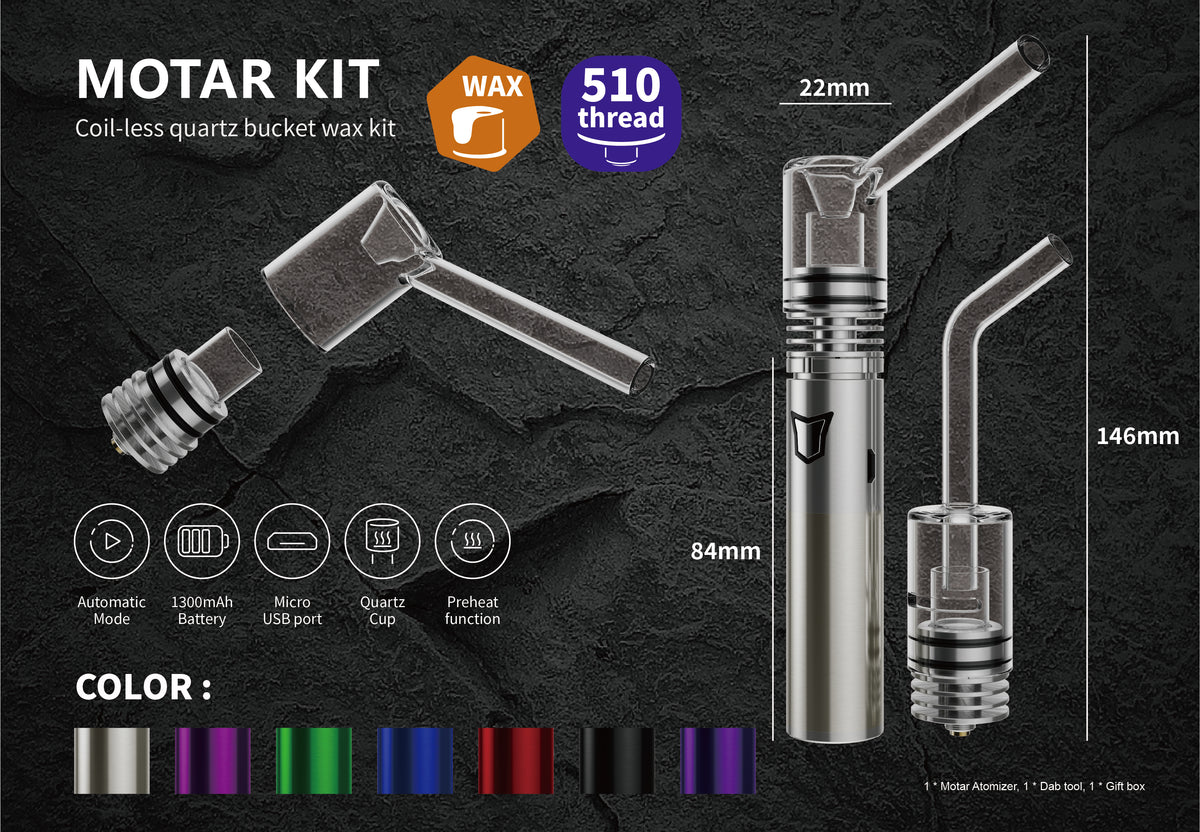 Unveiling the Motar II Dab Pen Atomizer: A Quartz-Powered Concentrates