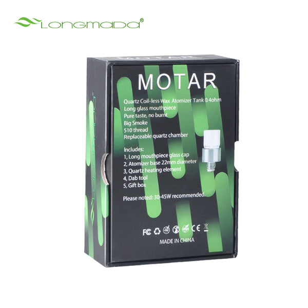 Longmada Vape Motar 1 Coil-less Quartz Bucket Tool With Atomizer And 5